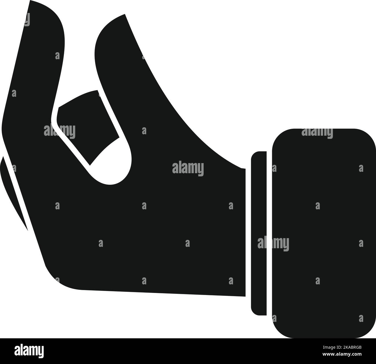 Take hand icon simple vector. Arm pose. Touch signal Stock Vector Image ...