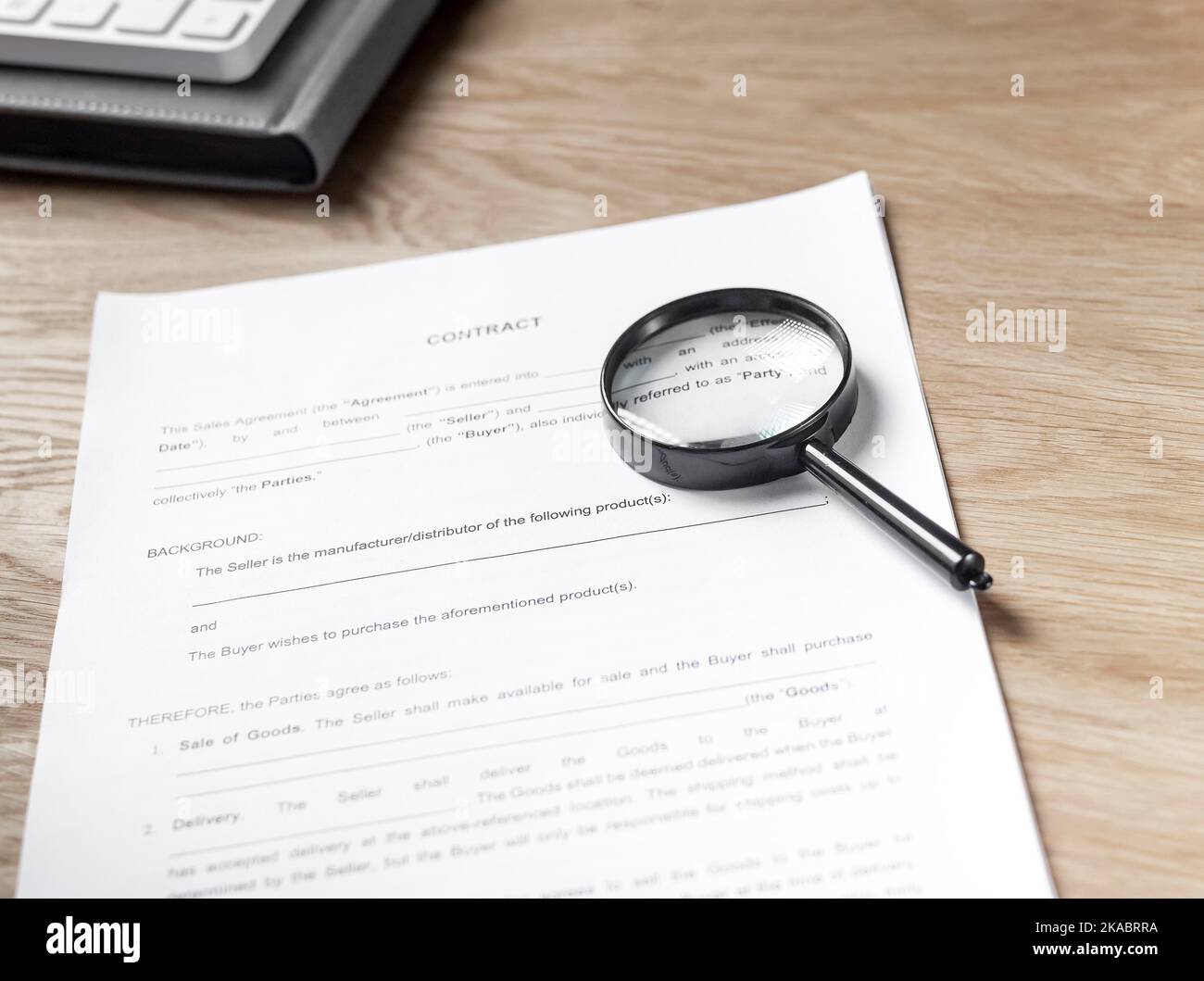 Document analysis audit contract hi-res stock photography and images ...