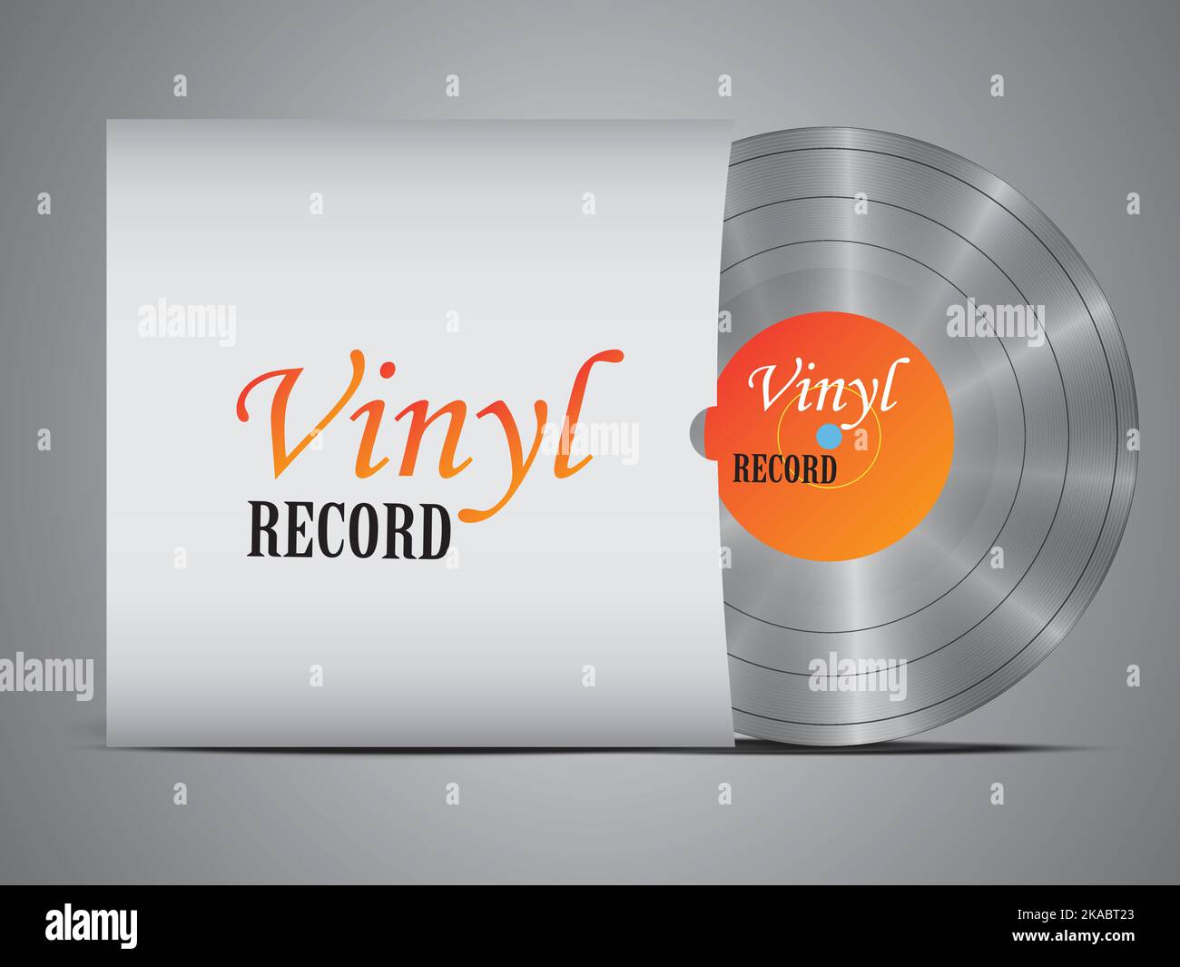 Clear vinyl record Stock Vector Images - Alamy