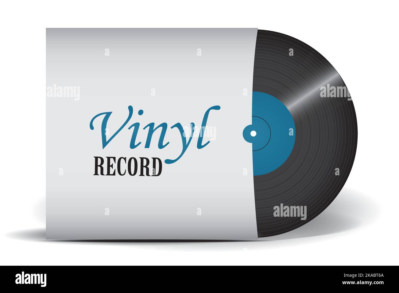 Clear vinyl record Stock Vector Images - Alamy