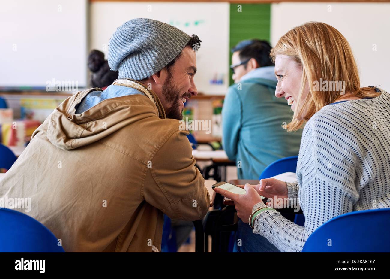 Distracted student classroom hi-res stock photography and images - Alamy