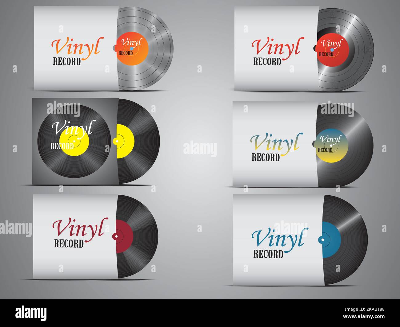Clear vinyl record Stock Vector Images - Alamy