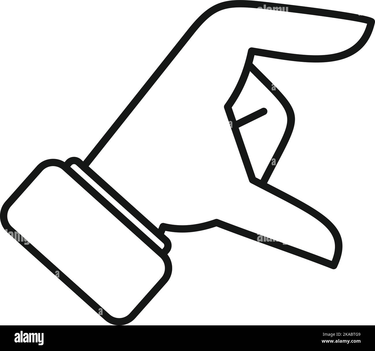 Pull up outline vector hi-res stock photography and images - Alamy