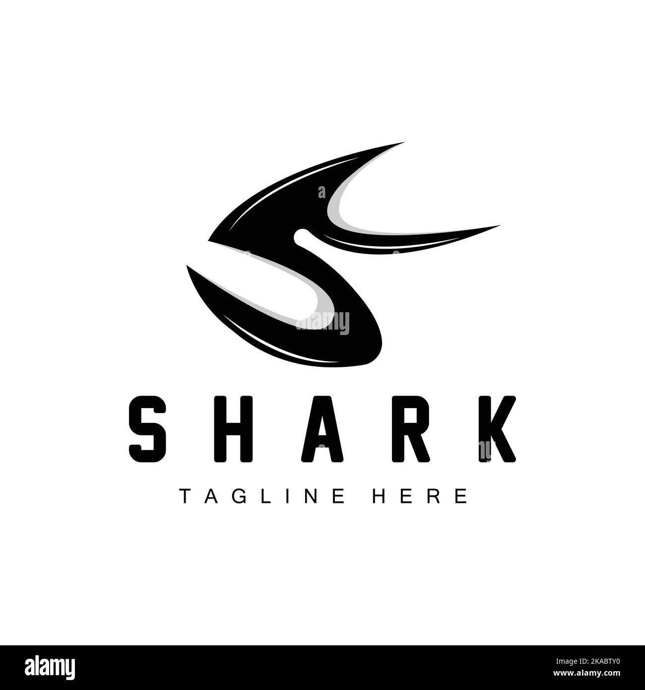 Shark Logo, Wild Fish Vector Illustration, Ocean Predator, Product ...