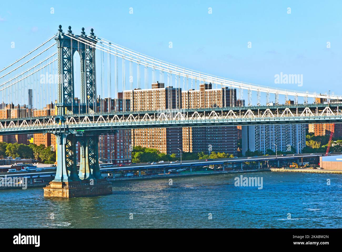 famous Brooklyn Bridge in New York Stock Photo - Alamy
