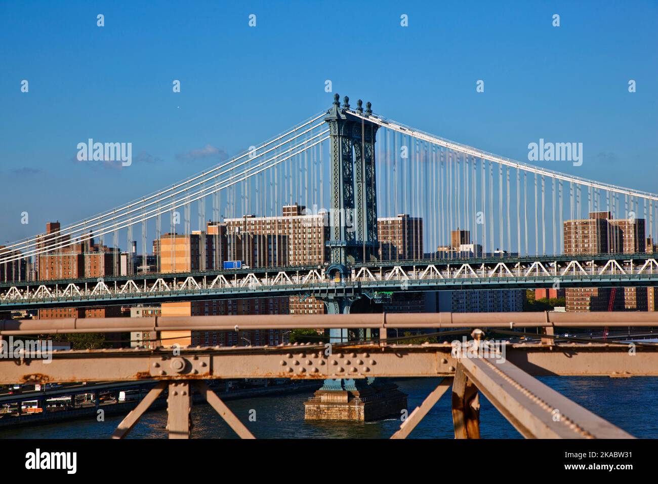 famous Brooklyn Bridge in New York Stock Photo - Alamy