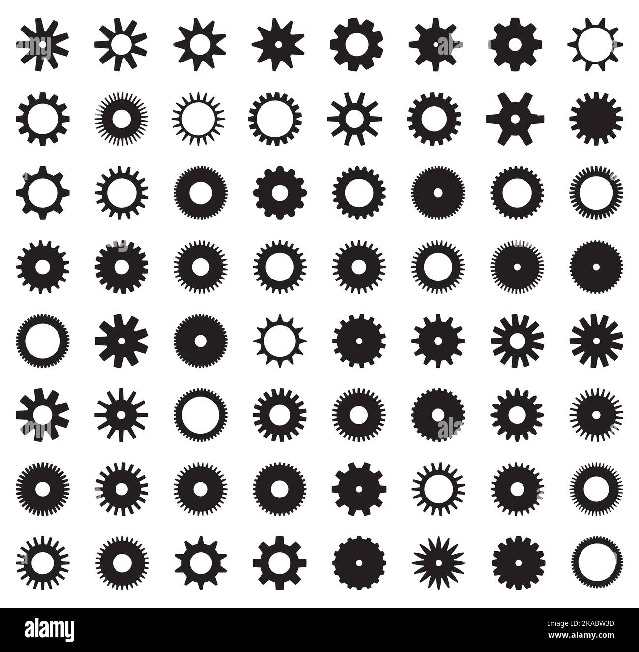 Different settings black icon hi-res stock photography and images - Alamy