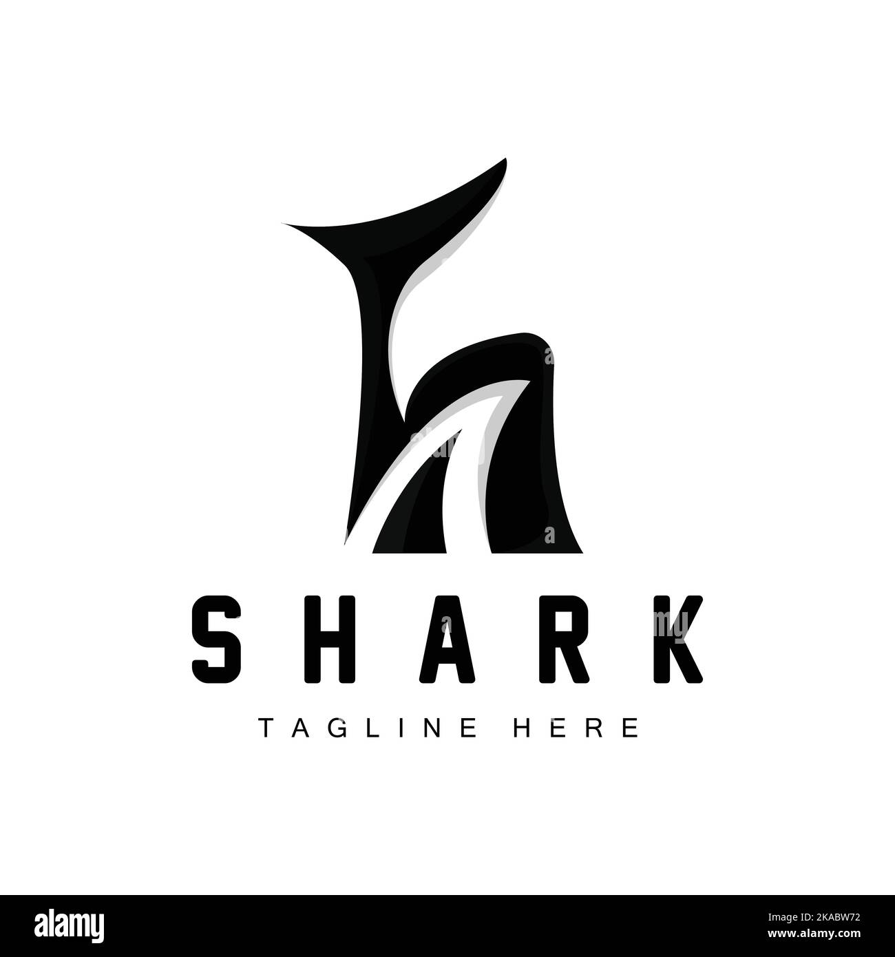 Shark Logo, Wild Fish Vector Illustration, Ocean Predator, Product ...