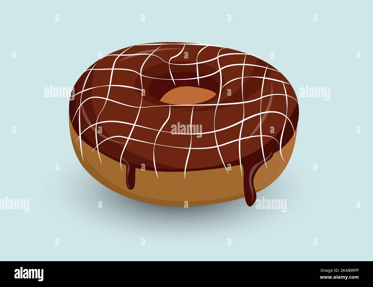 Hand drawn tasty donut vector design Stock Vector Image & Art - Alamy