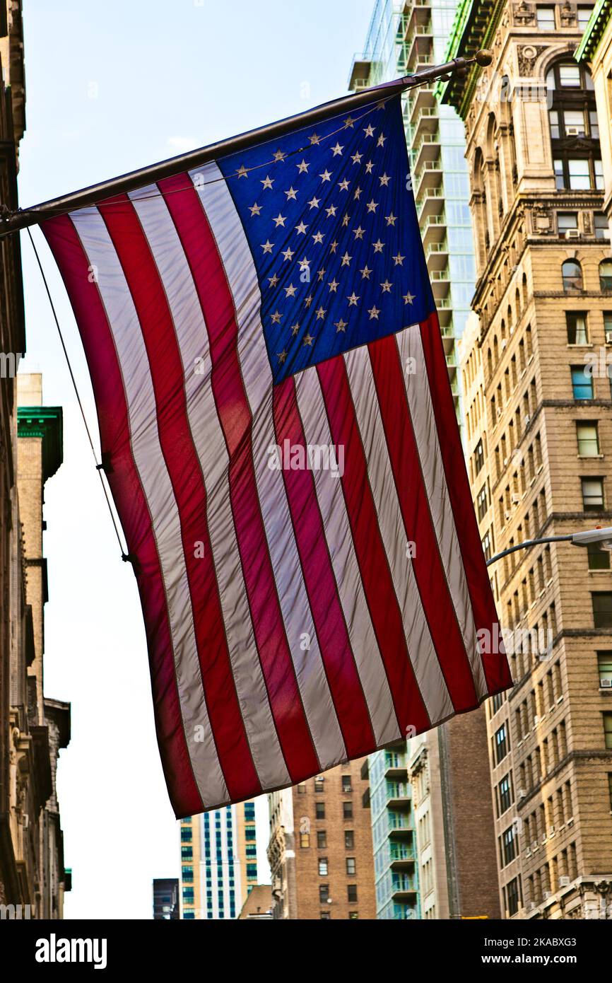 stars and stripes in New York Stock Photo - Alamy