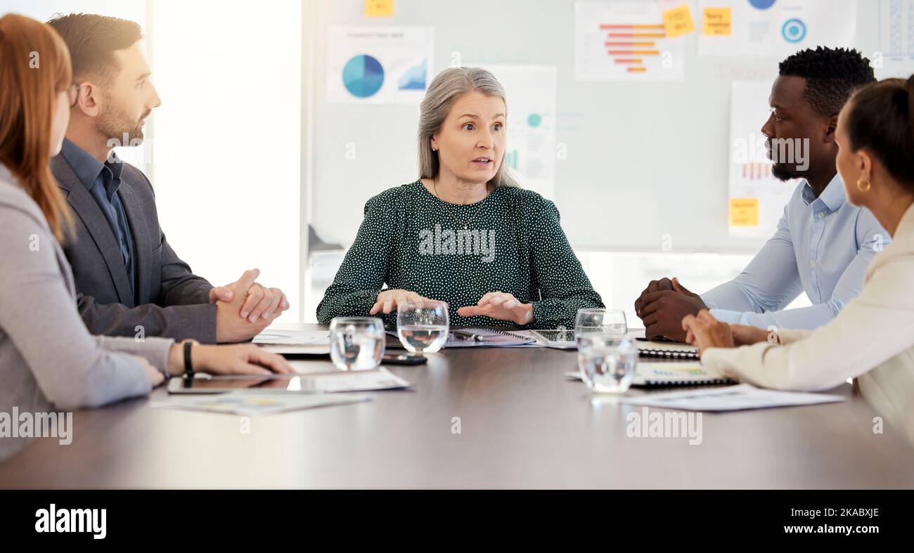 Leadership vision, innovation and teamwork of a business team in an ...