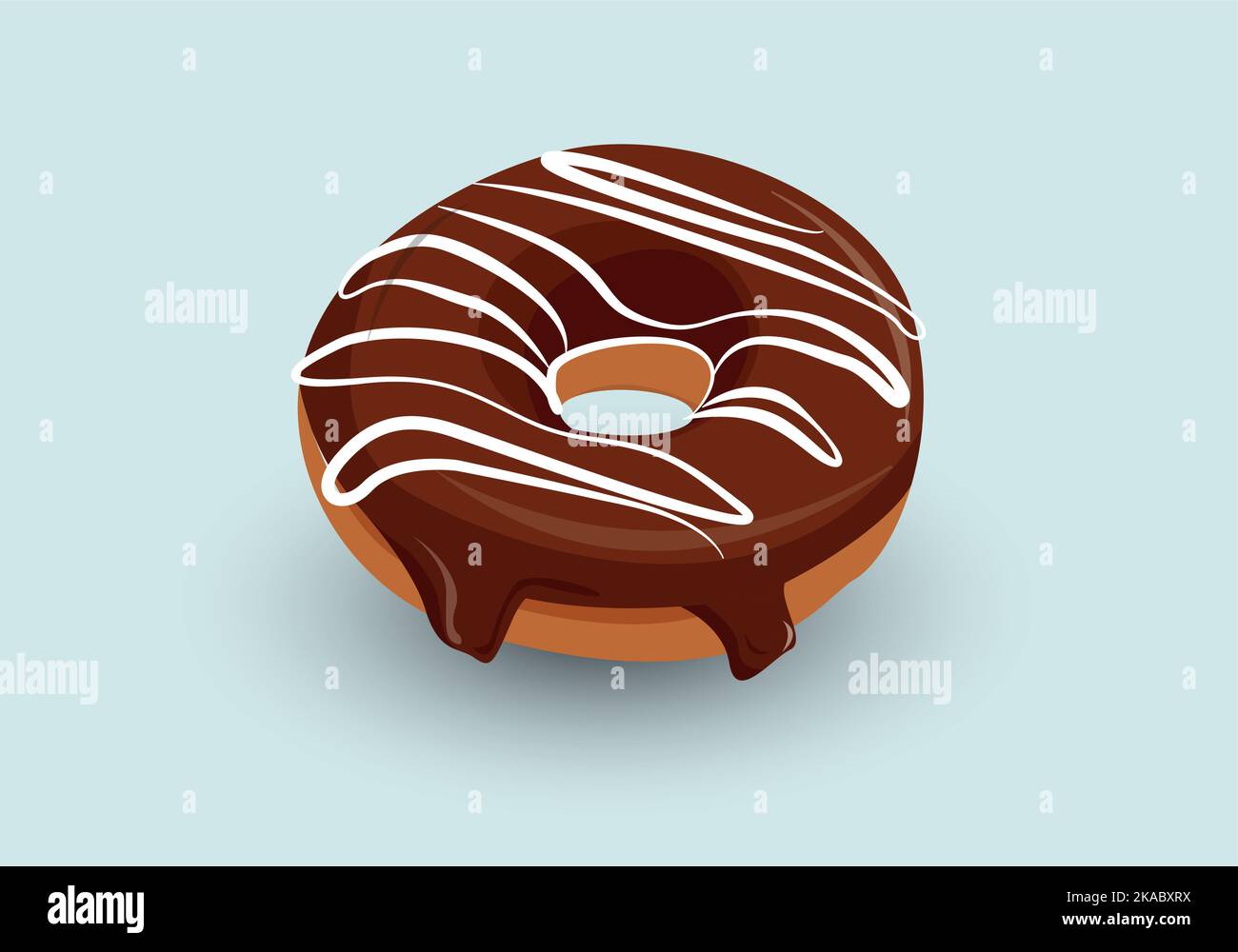 Hand drawn tasty donut vector design Stock Vector Image & Art - Alamy