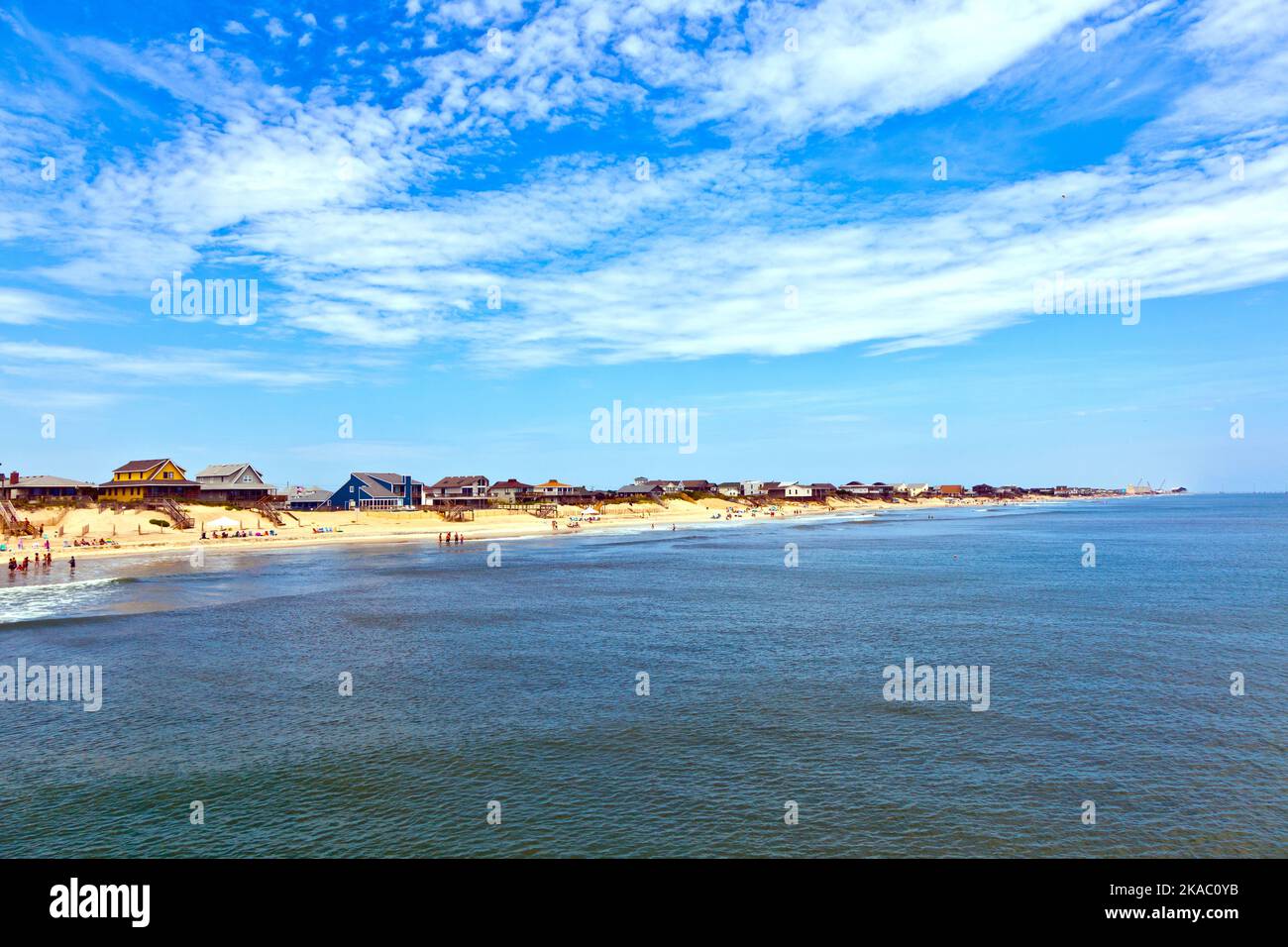 beautiful beach at the outer banks in america Stock Photo - Alamy