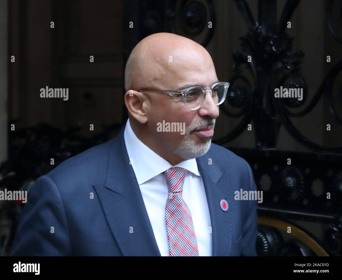 London, UK, 1st November 2022. Minister without Portfolio Nadhim Zahawi ...