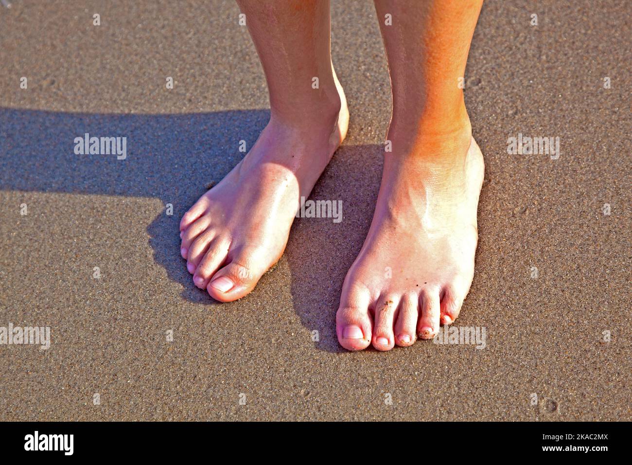 Boy adolescent feet barefoot hi-res stock photography and images - Alamy