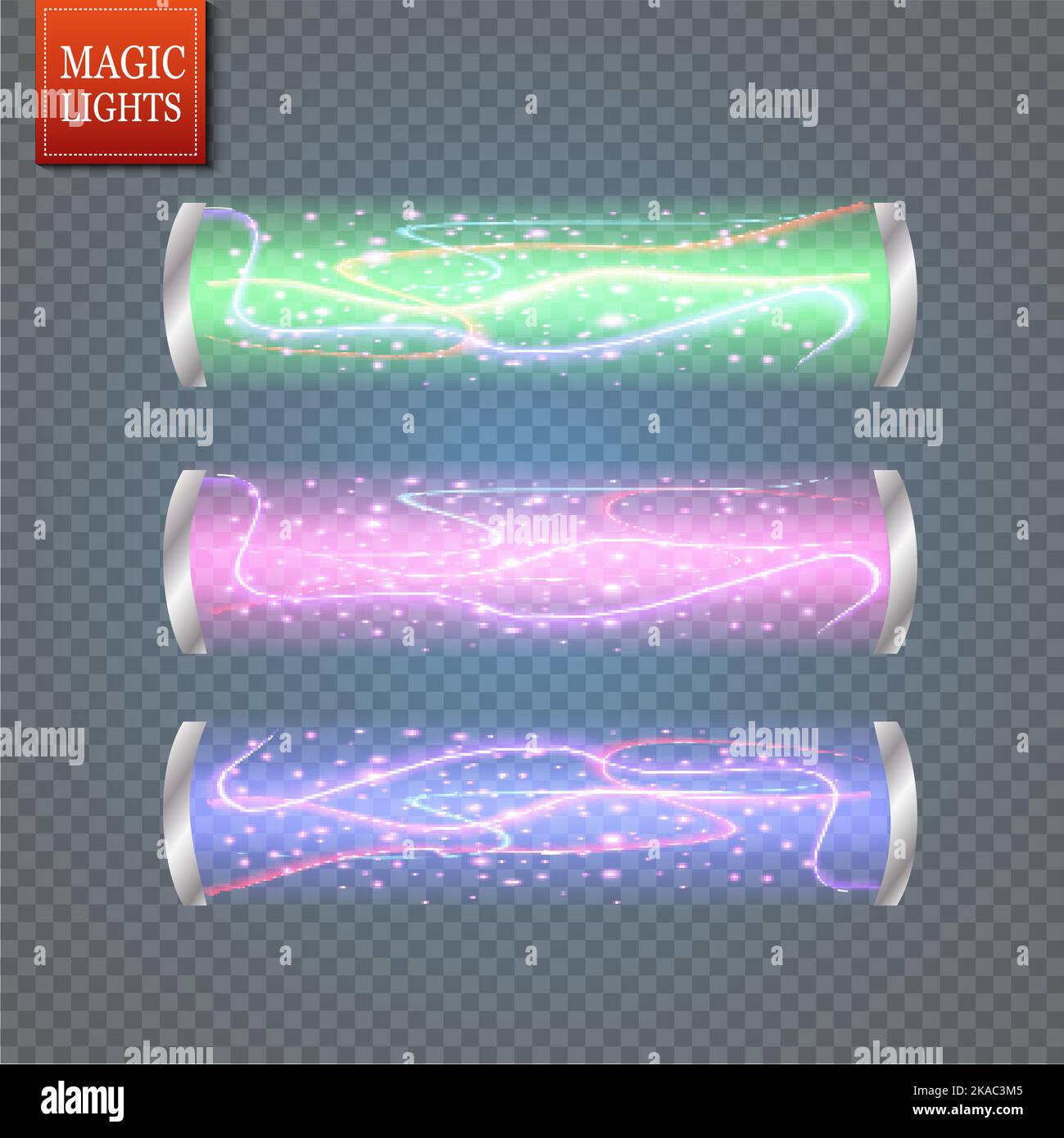 Magic fantasy portal. Futuristic teleport. Light effect. Blue candles ...