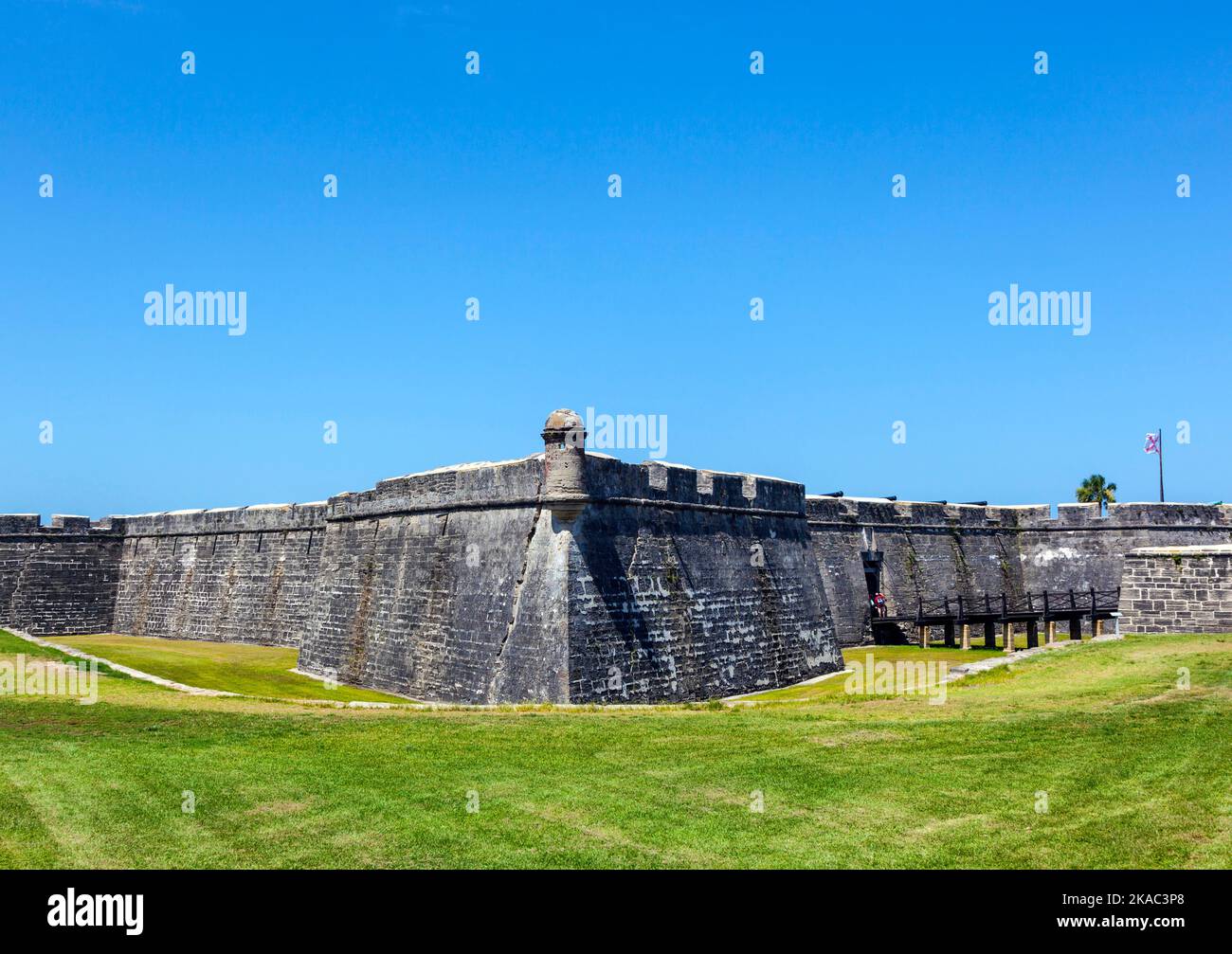 Castillo de San Marco - Fort in Sankt Augustine Stock Photo - Alamy