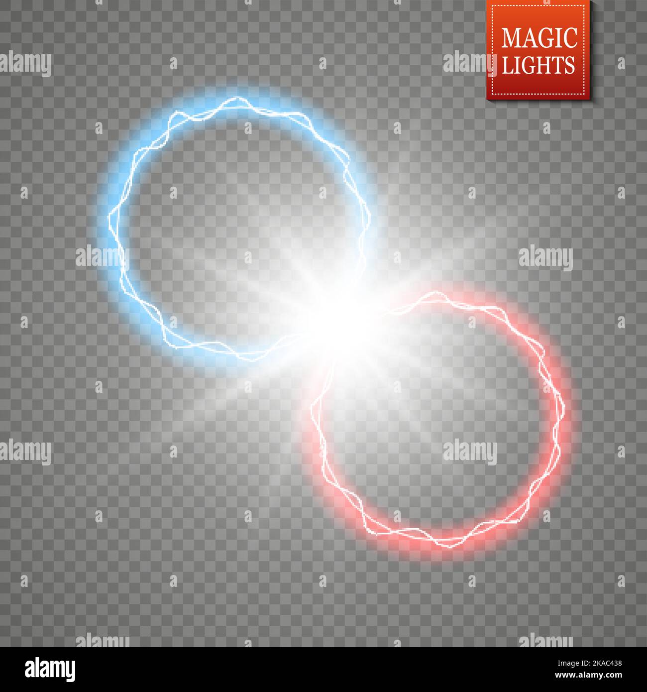 Magic fantasy portal. Futuristic teleport. Light effect. Blue candles ...