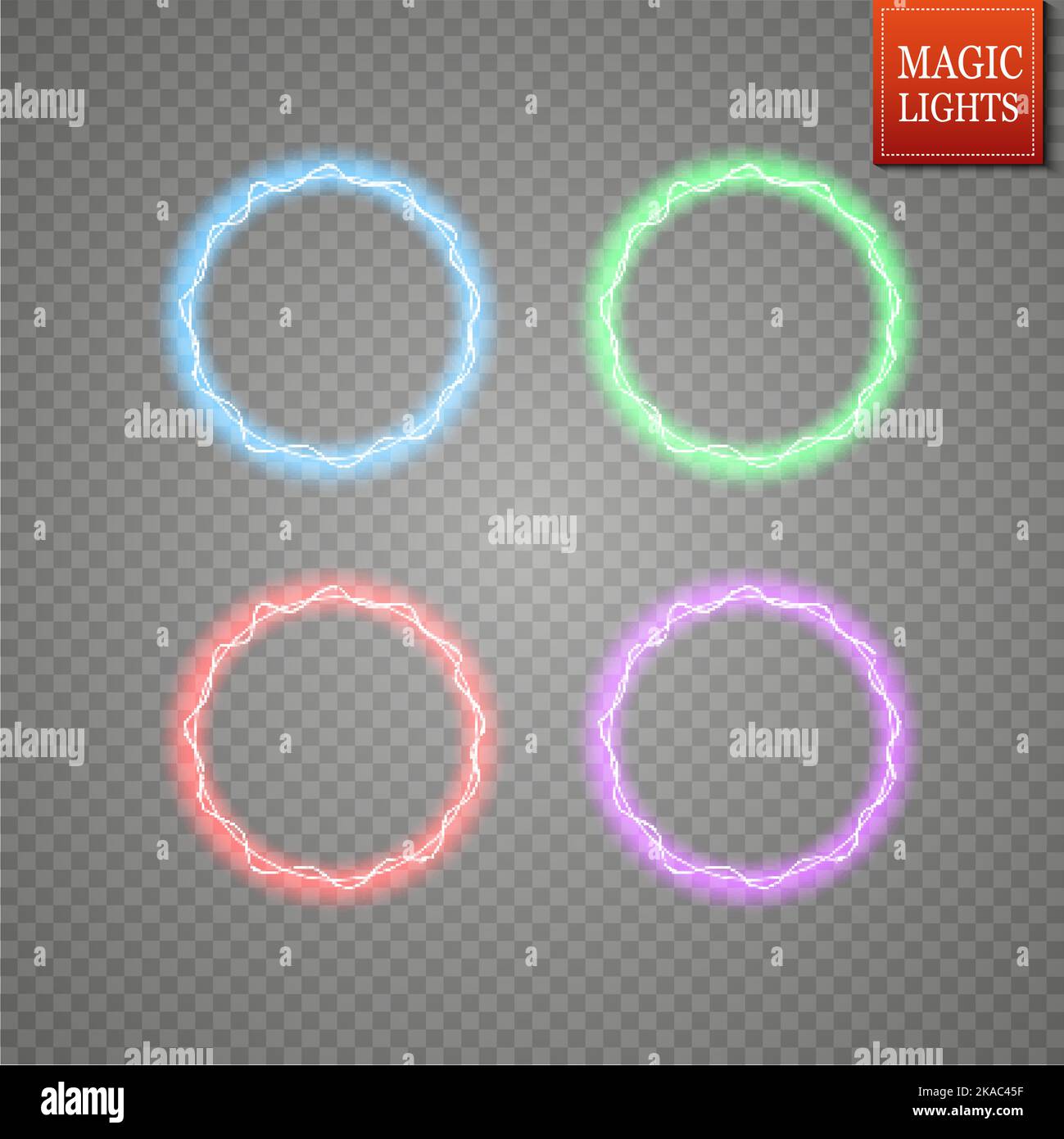 Magic fantasy portal. Futuristic teleport. Light effect. Blue candles ...