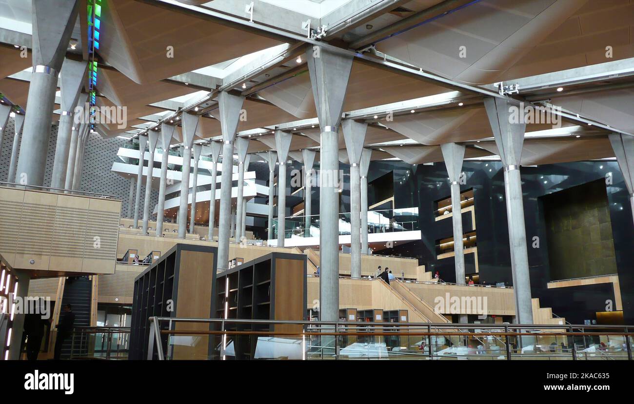 Although the library of Alexandria disappeared in the fire, today the ...