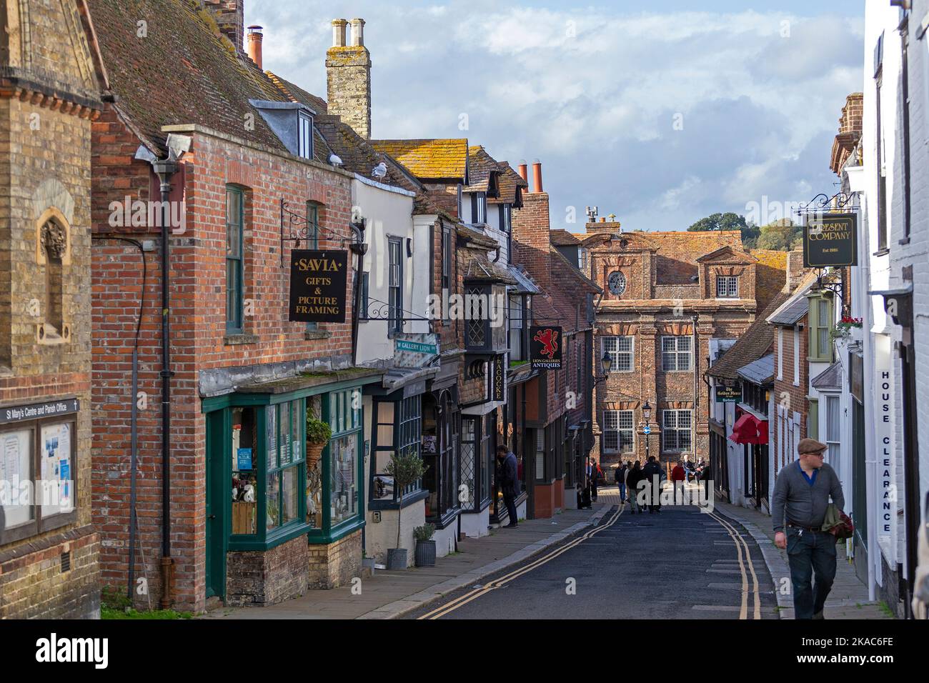 Lion Street, Rye, East Sussex, England, Great Britain Stock Photo - Alamy