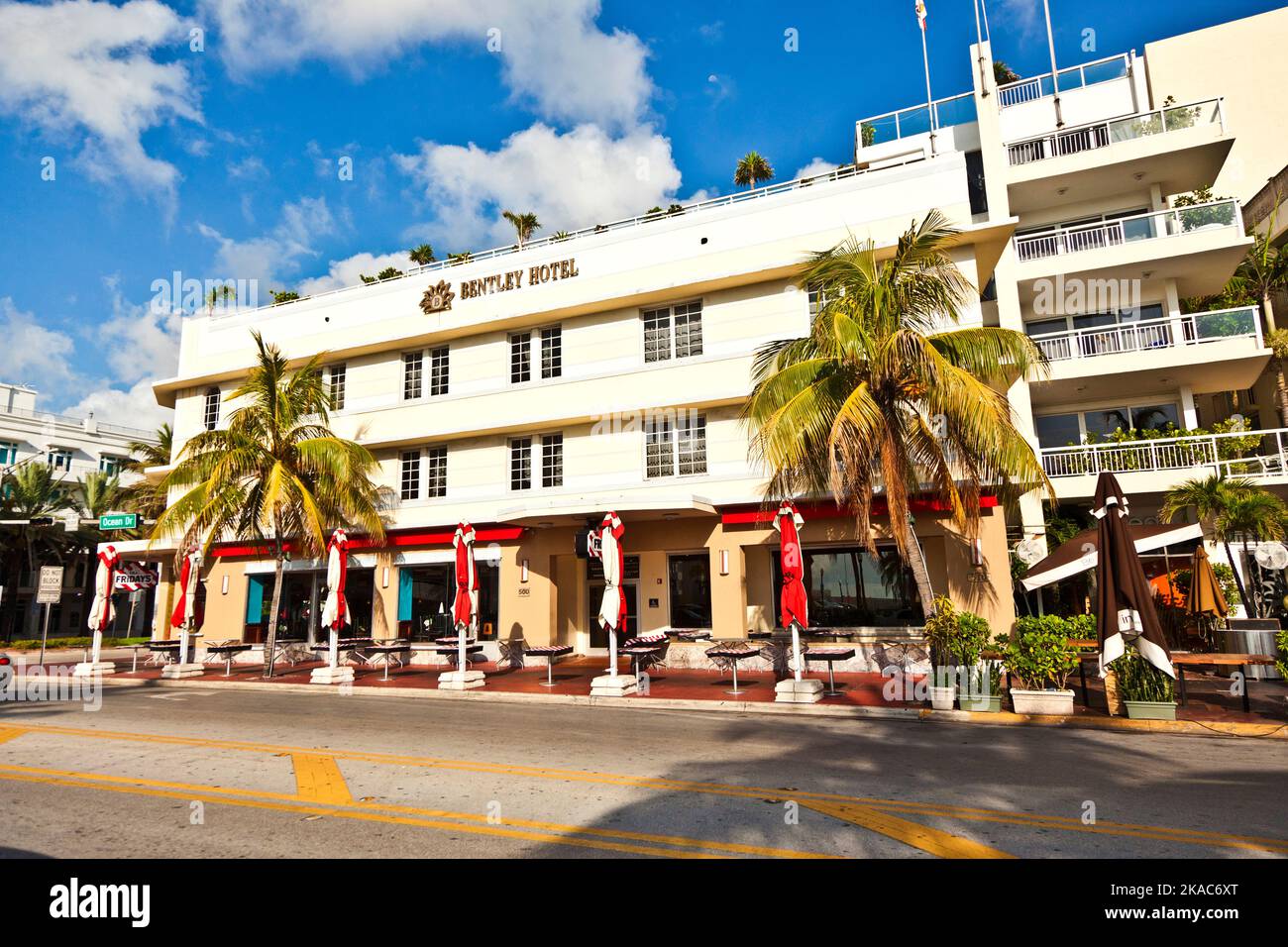 beautiful houses in Art Deco style in South Miami Stock Photo - Alamy