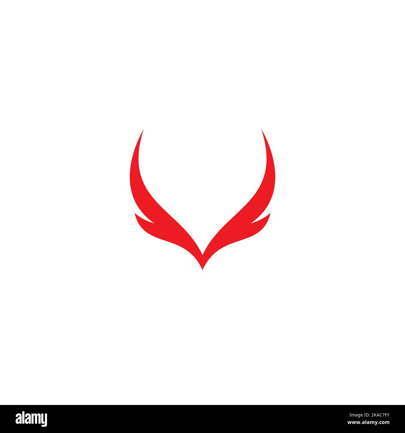 Letter wing logo shield Stock Vector Images - Alamy