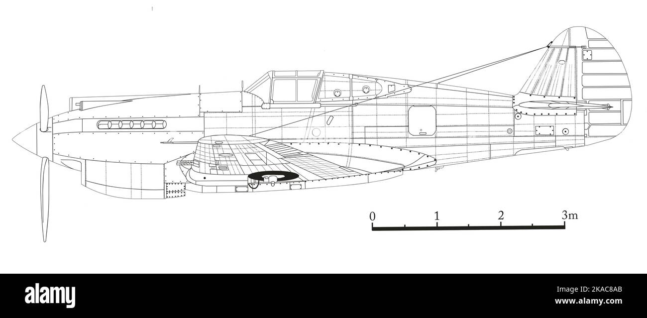 Curtiss P-40B Warhawk Stock Photo - Alamy