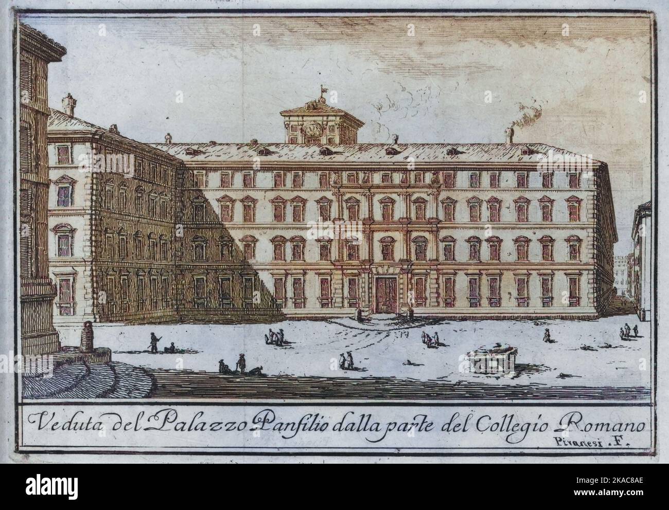 Palazzo del collegio romano hi-res stock photography and images - Alamy