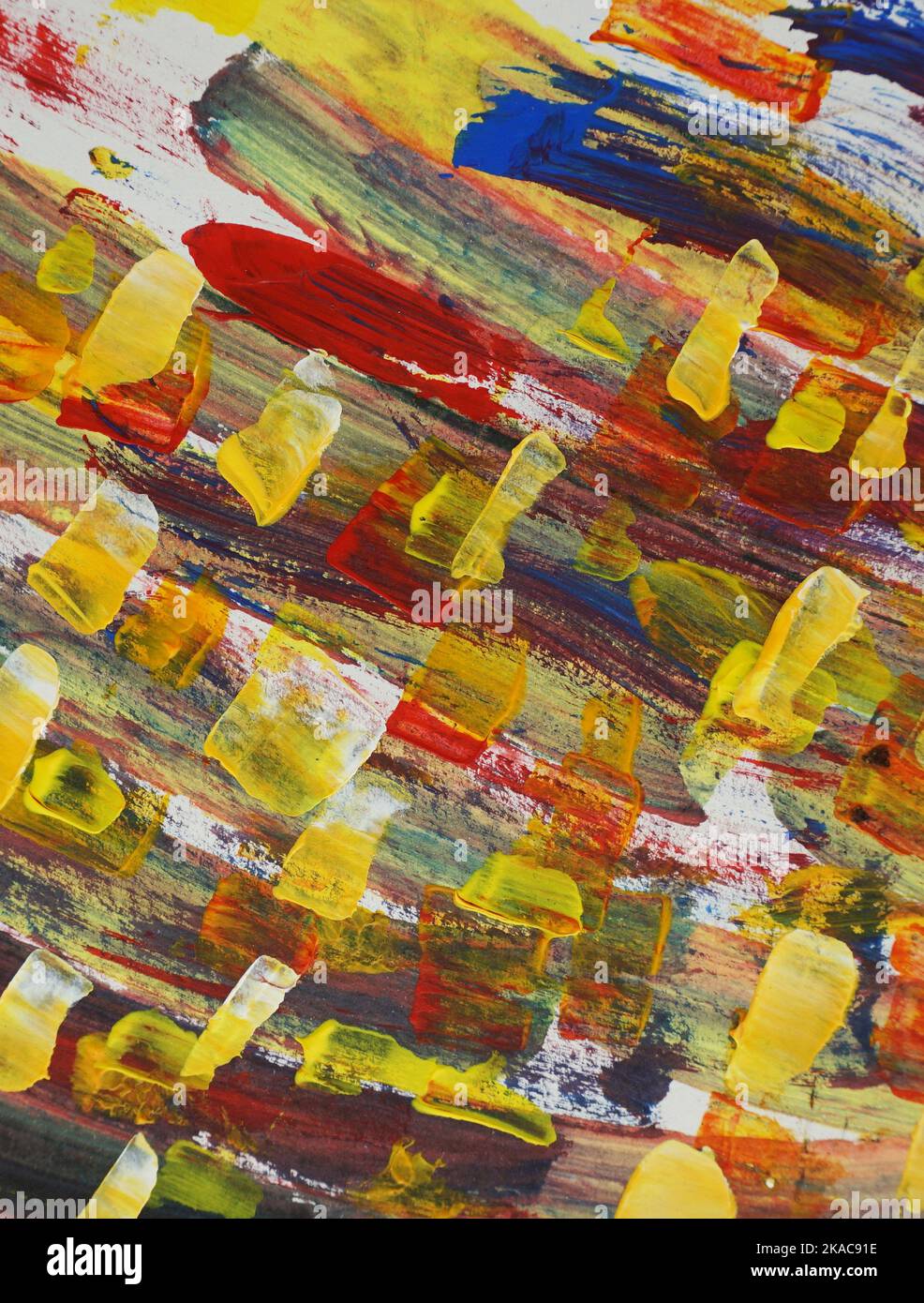 brush stroke painting abstract oil color background Stock Photo - Alamy