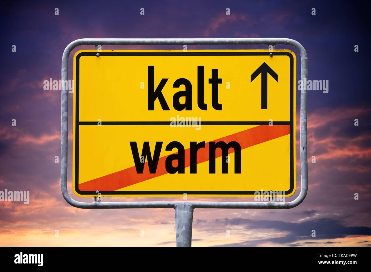 Kaltes schild hi-res stock photography and images - Alamy