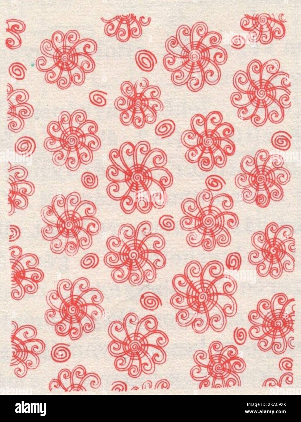 Three colour pattern together and divided into colours hi-res stock ...