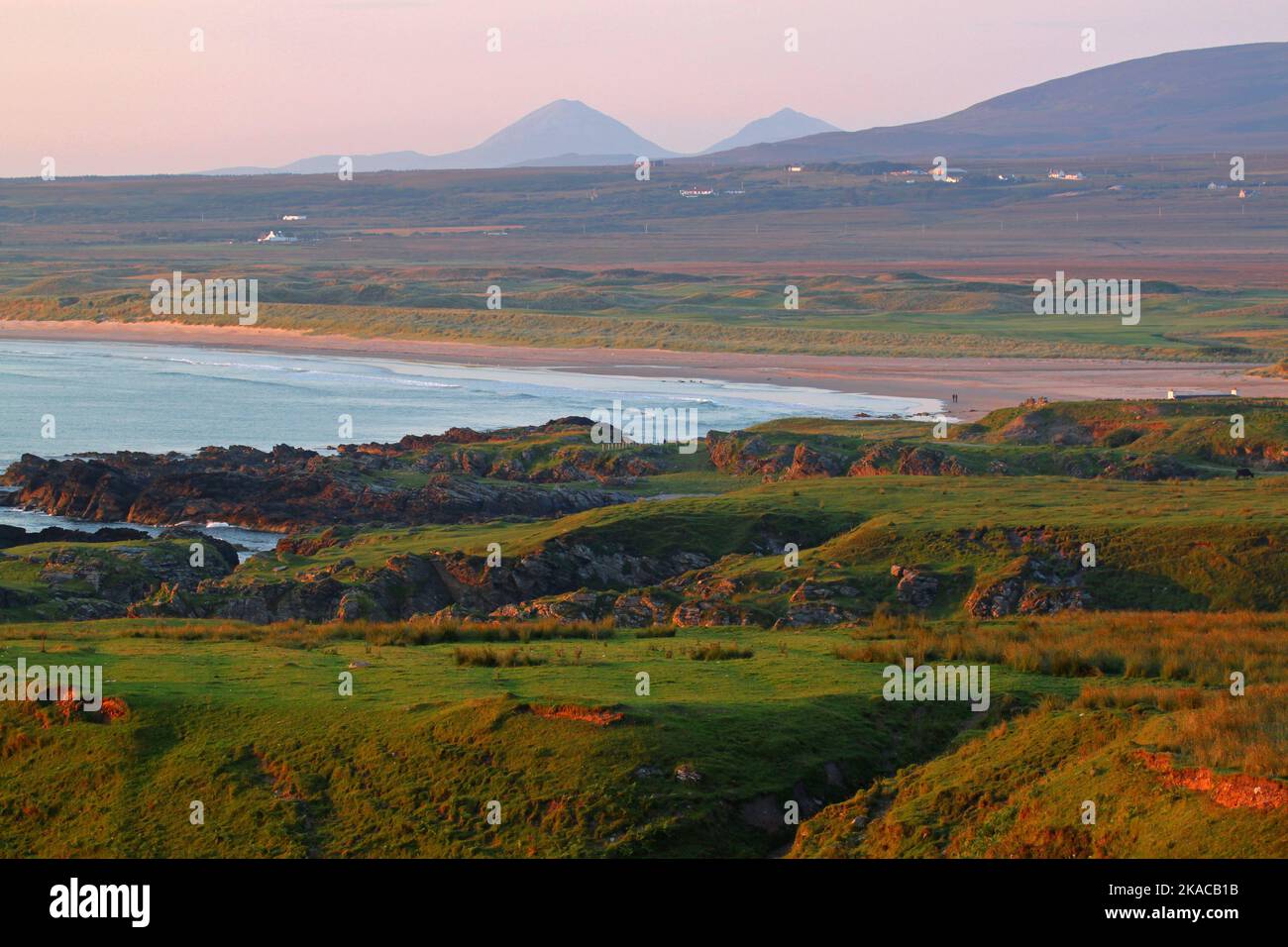 Magic Evening Light over Laggan Bay, Islay, Hebrides, Inner Hebrides ...