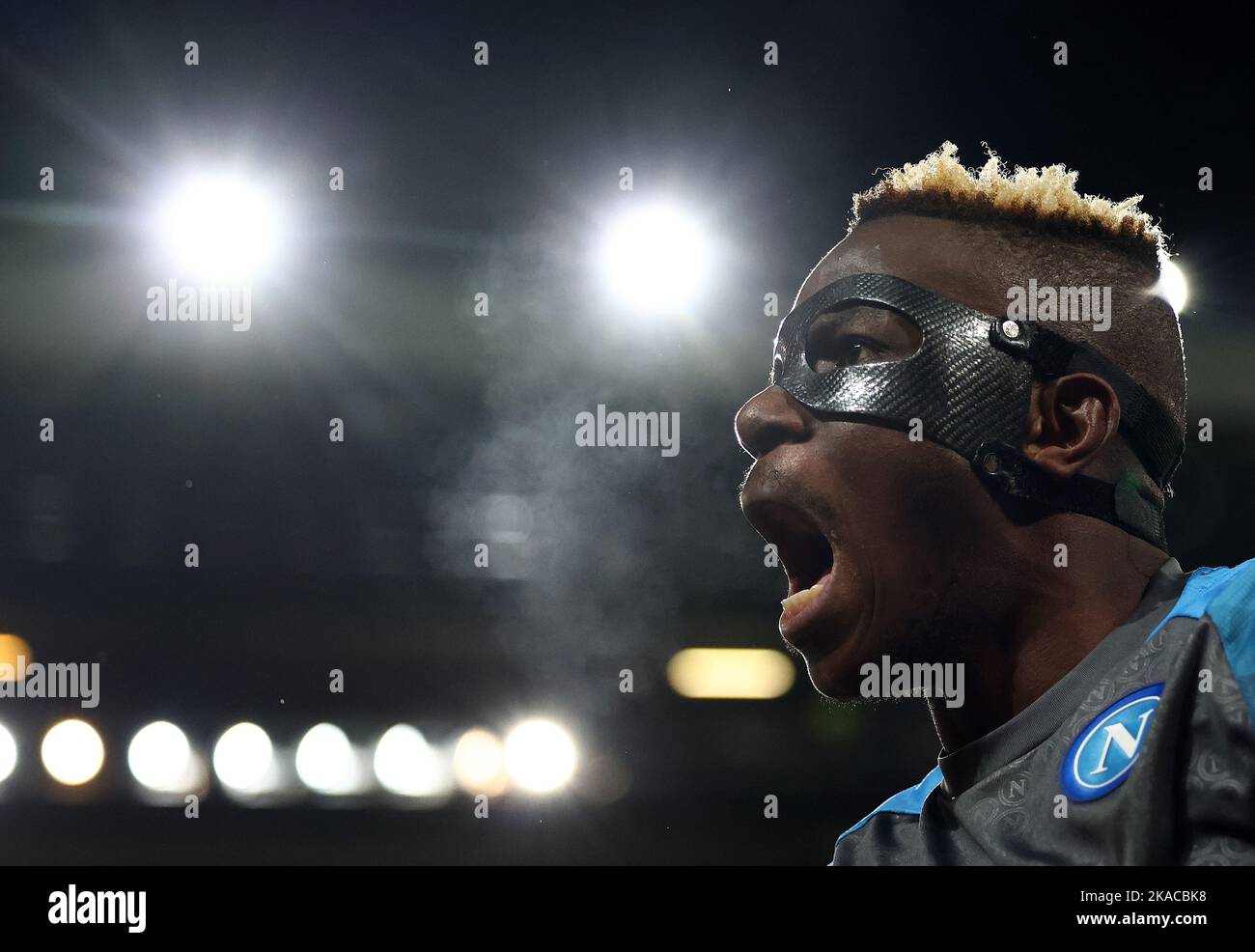 Liverpool, England, 1st November 2022. Victor Osimhen of Napoli during ...