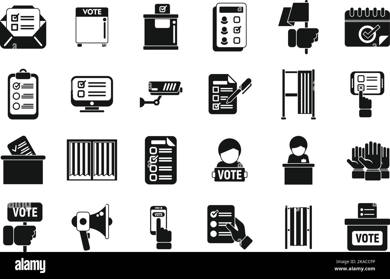 Polling booth Stock Vector Images - Alamy