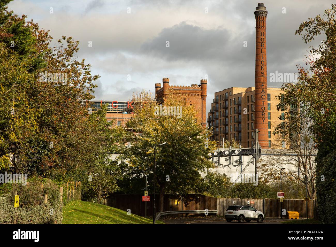 Slough, UK. 28th October, 2022. The Horlicks Quarter development at the ...