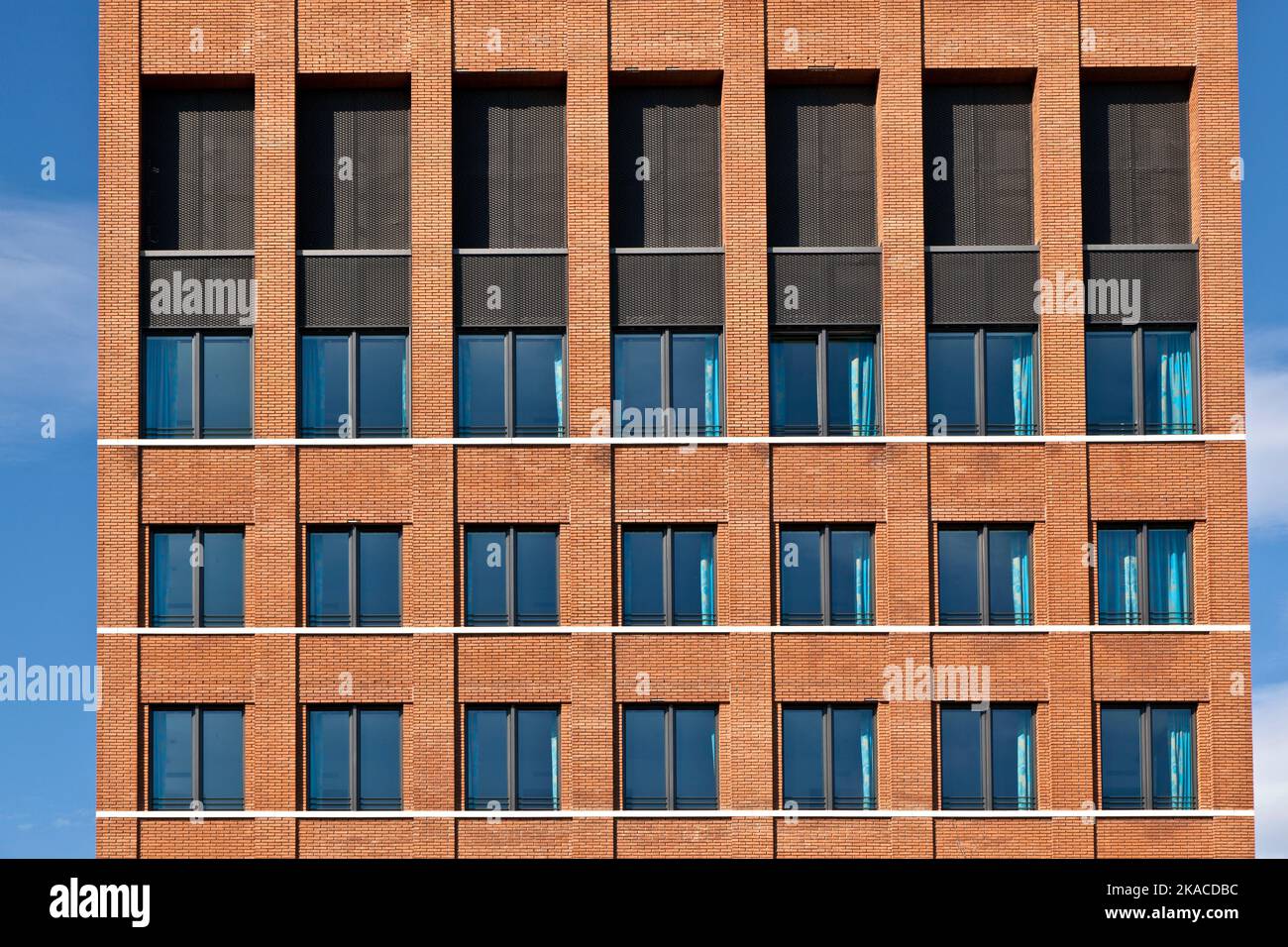 facade of modern bulding with windows Stock Photo - Alamy