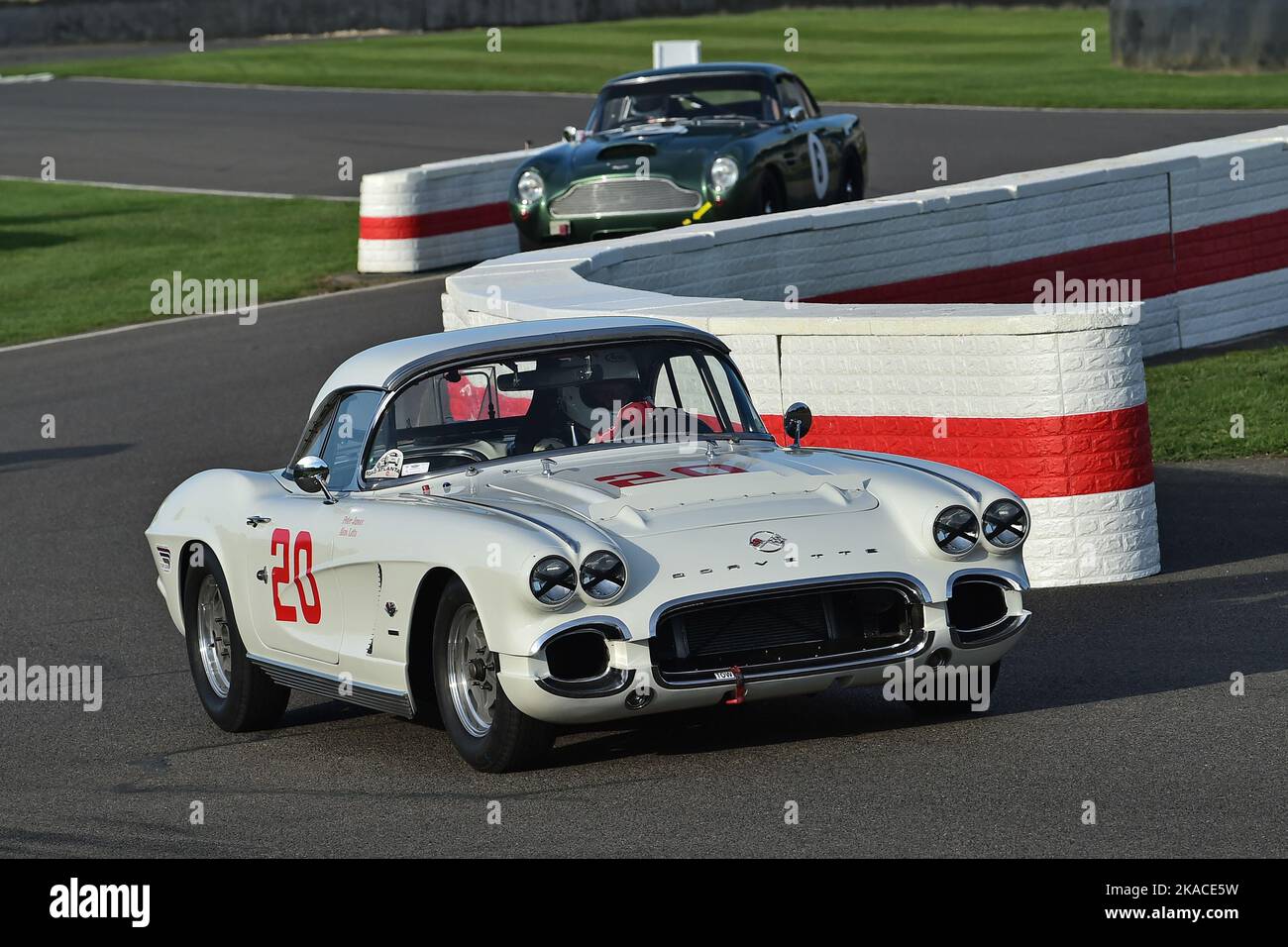Peter James, Alan Letts, Chevrolet Corvette C1, Stirling Moss Memorial ...