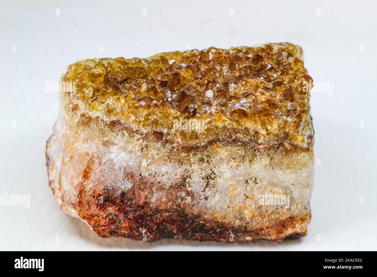 Real close up macro shiny heat treated amethyst, deep yellow citrine ...