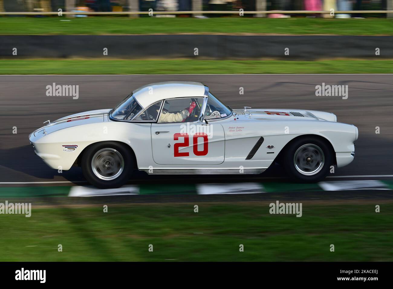 Peter James, Alan Letts, Chevrolet Corvette C1, Stirling Moss Memorial ...
