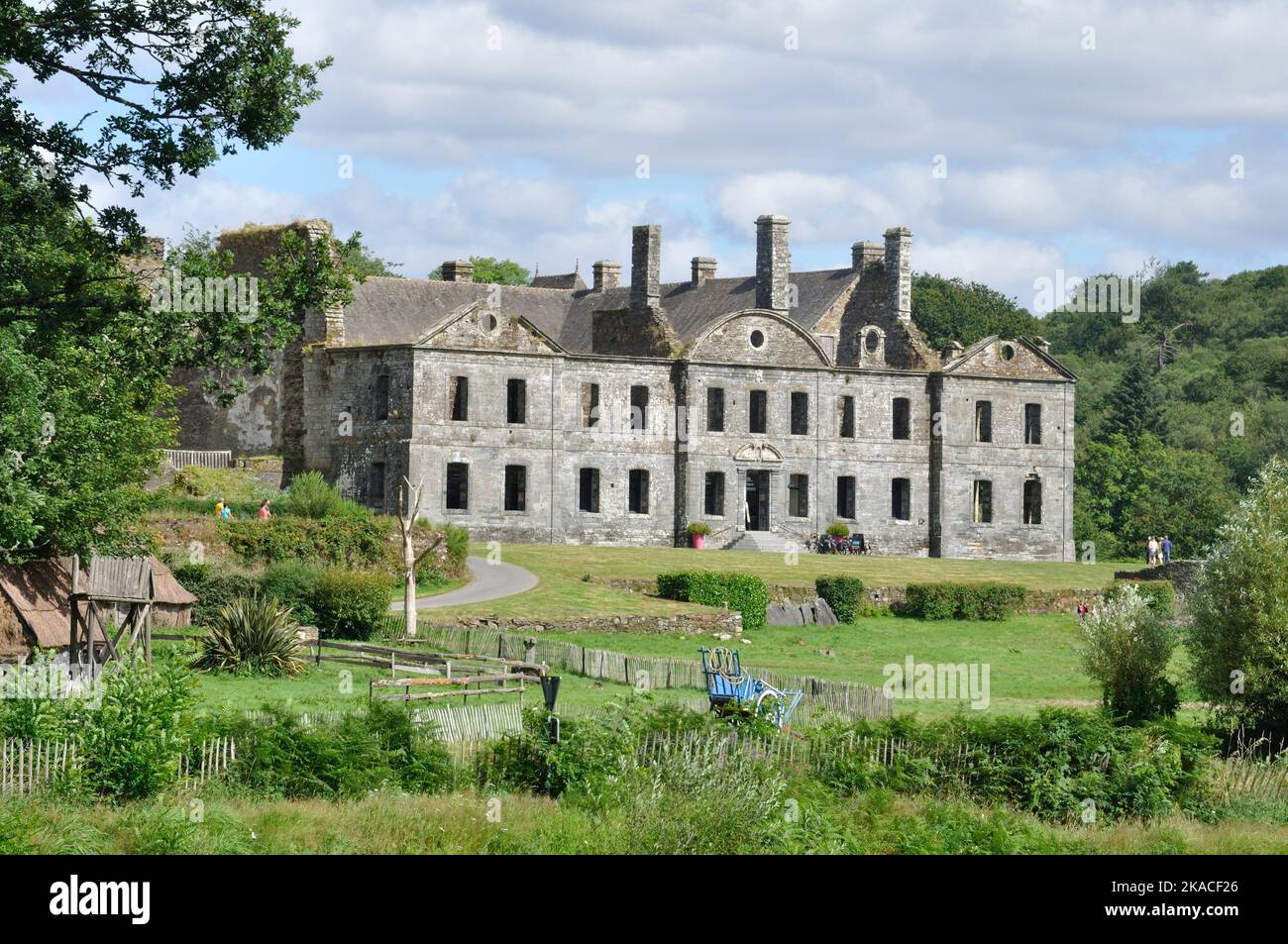 "Bon repos" abbay in Brittany Stock Photo - Alamy