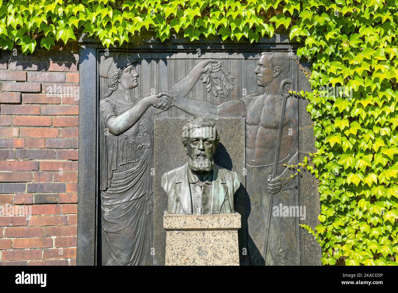 Grab Wilhelm Liebknecht, Gedenkstätte der Sozialisten, Zentralfriedhof ...