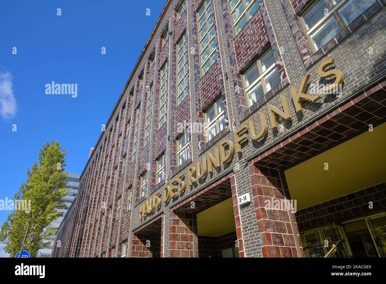 Haus des Rundfunks, RBB, Rundfunk Berlin Brandenburg, Masurenallee ...