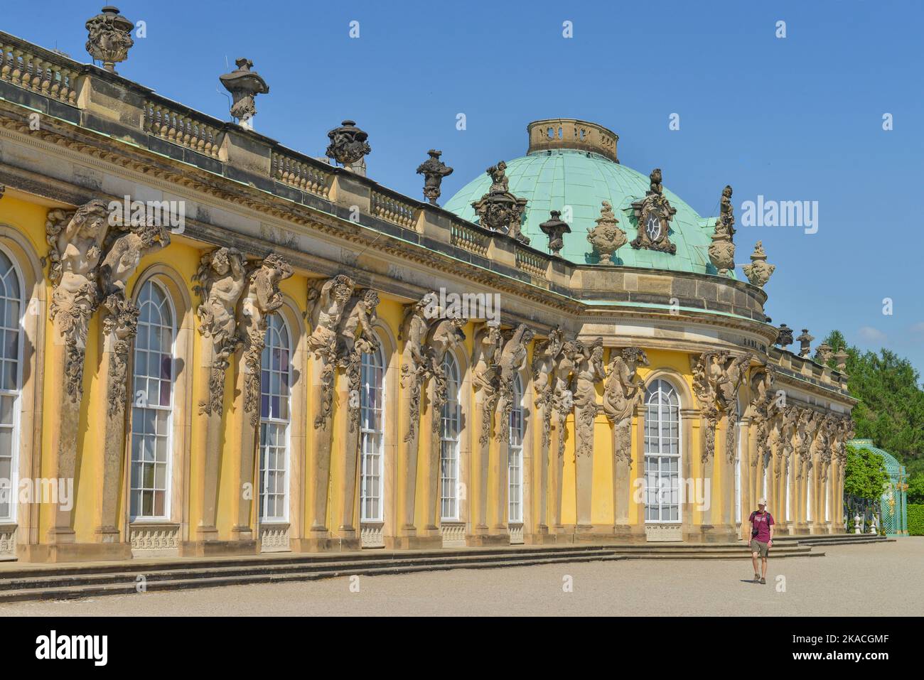Schloß Sanssouci, Potsdam, Brandenburg, Deutschland Stock Photo - Alamy