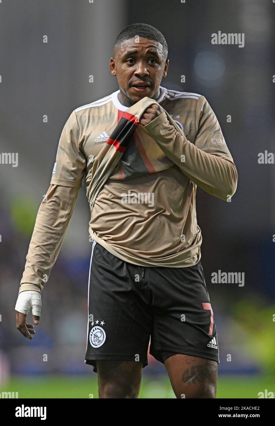 Glasgow, Scotland, 1st November 2022. Steven Bergwijn of Ajax during the UEFA Champions League ...