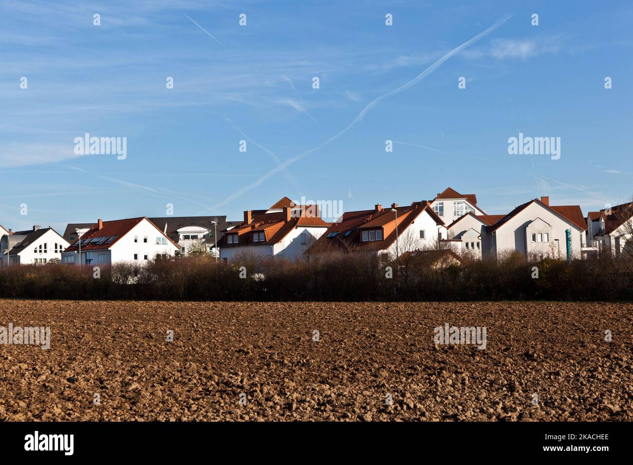 housing area near the boundary with acre Stock Photo - Alamy