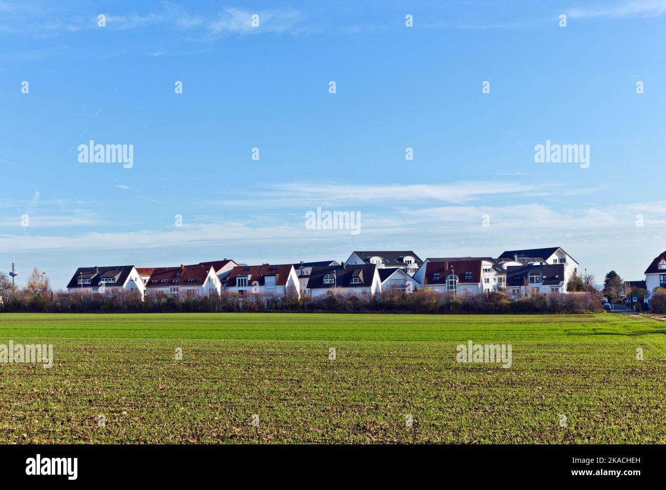 housing area near the boundary with acre Stock Photo - Alamy
