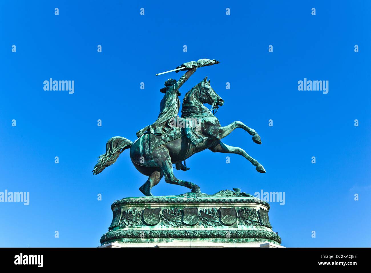 Monument archduke charles of Austria Stock Photo - Alamy