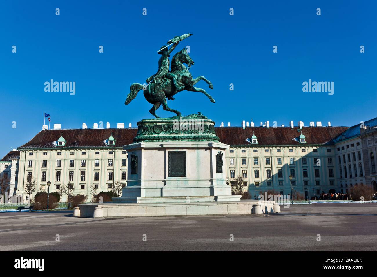 Monument archduke charles of Austria Stock Photo - Alamy
