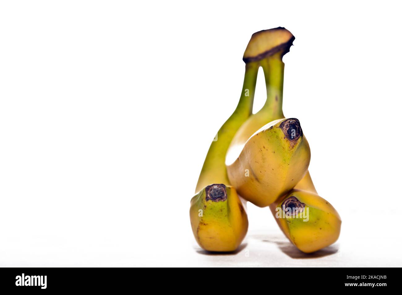 close up view of banana isolated on white Stock Photo - Alamy